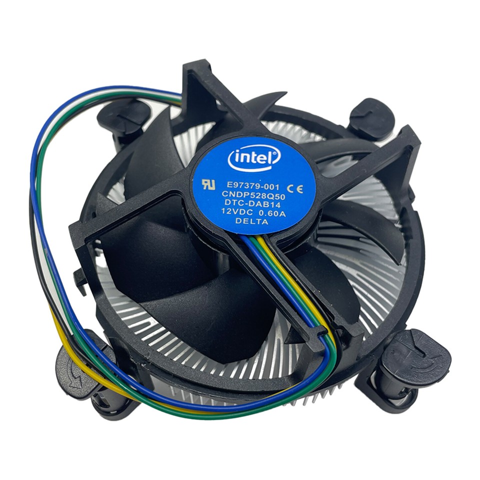 For Intel LGA1156 LGA1155 LGA1150 LGA1151 PWM CPU Heatsink Fan Cooler ...
