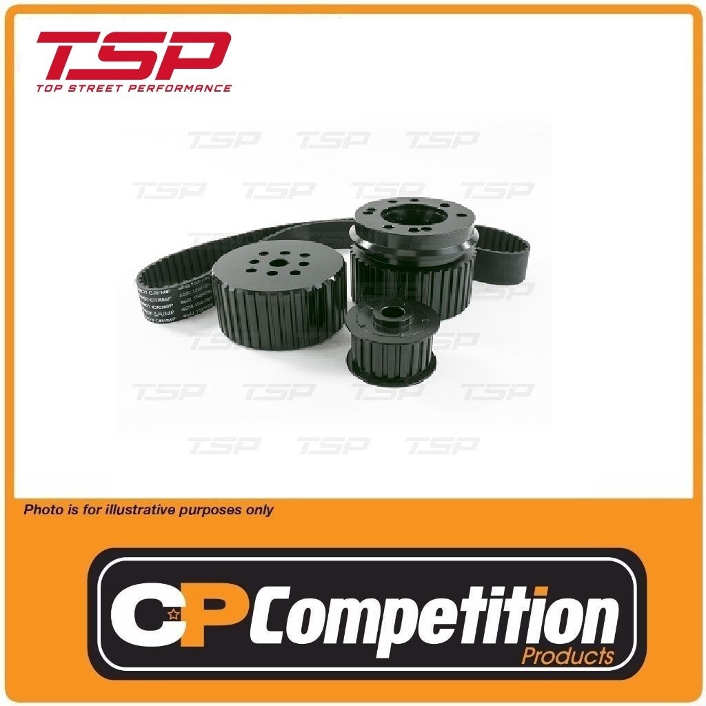 GILMER BELT DRIVE KIT SBC CHEV 327 350 400 LONG PUMP BILLET BLACK ...