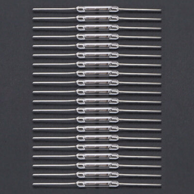 20 X Magnetic Glass Reed Switch 2 x14 mm Normally Open N/O 2-Pin Low ...