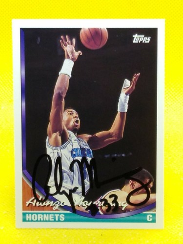 Alonzo Mourning 1993-94 Topps #170 PERSONAL AUTOGRAPH | eBay