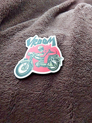 Vroom Motorcycle Sticker | eBay
