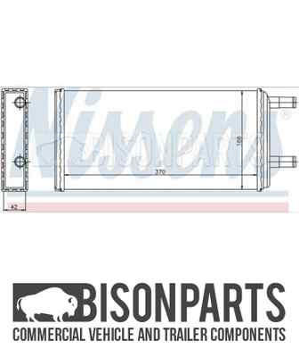 Nissens Heater Matrix VOLVO F10-F12-F16 85- HEATER / HEAT EXCHANGER ...
