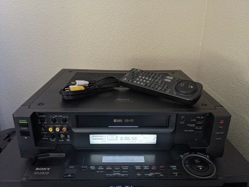 REFURBISHED! Sony SVO-2000 S-VHS SVHS Player Recorder HiFi Stereo VCR ...