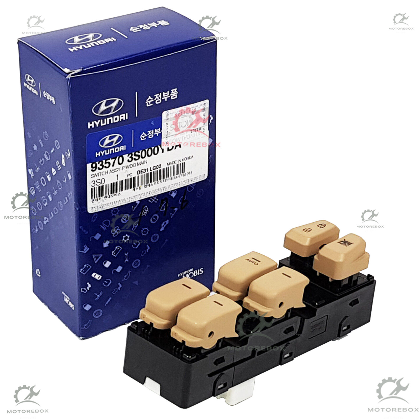 GENUINE Power Window Switch FRONT DRIVER 93570-3S000YDA for 11-14 ...