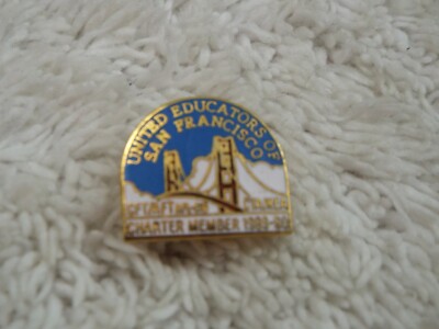 United Educators of San Francisco Golden Gate Bridge Lapel Tac Pin (D14 ...