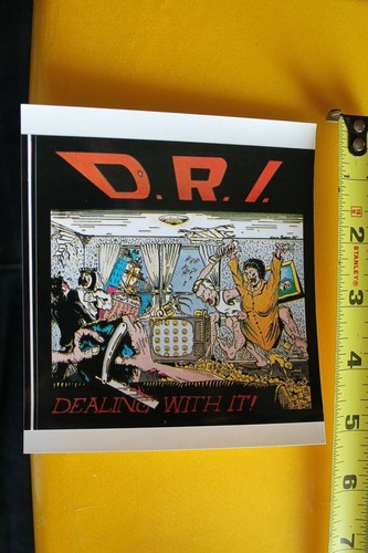 DRI Dealing With It Punk Beer City Reissue Z26A Vintage Skateboarding ...