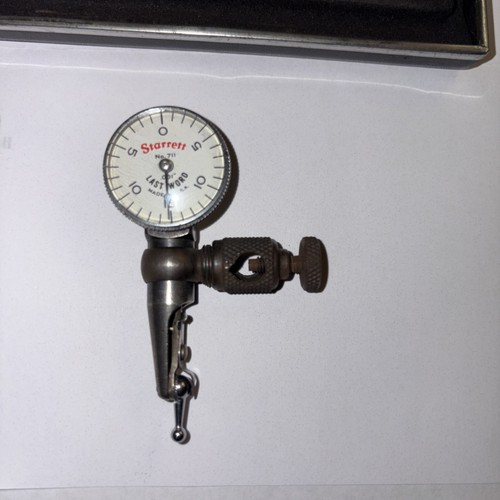 Vintage Starrett 711 Last Word Dial Indicator w/Case | eBay