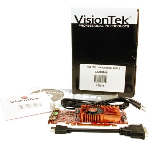 Visiontek Radeon HD 7750 Graphic Card - 1 GB DDR3 SDRAM 784090031624 | eBay