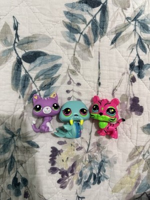 Littlest Pet Shop Cat Walrus and Tiger Lot of 3 Hasbro LPS | eBay