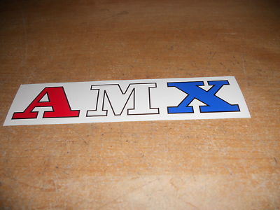 1968 1969 1970 1971 1972 AMC AMX LOGO DECAL STICKER 7" | eBay