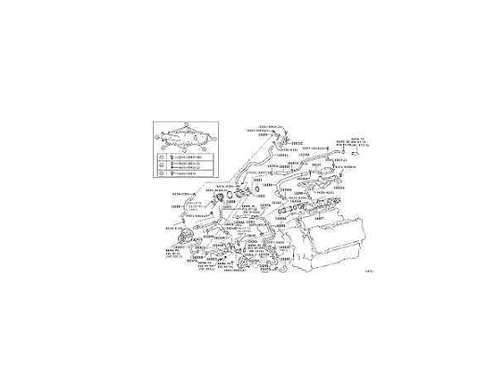 Toyota Genuine PIPE, WATER BY-PASS LEXUS LX570 URJ201 2007/11- ☆ 16268 ...