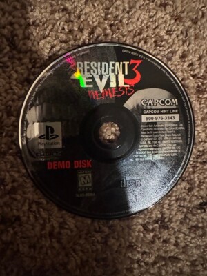 Resident Evil 3 Nemesis Demo Disk Disc Only PlayStation 1 PS1 Tested | eBay