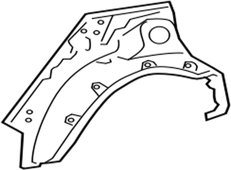 61631-30210 Toyota Panel, quarter wheel house, outer rh 6163130210, New ...