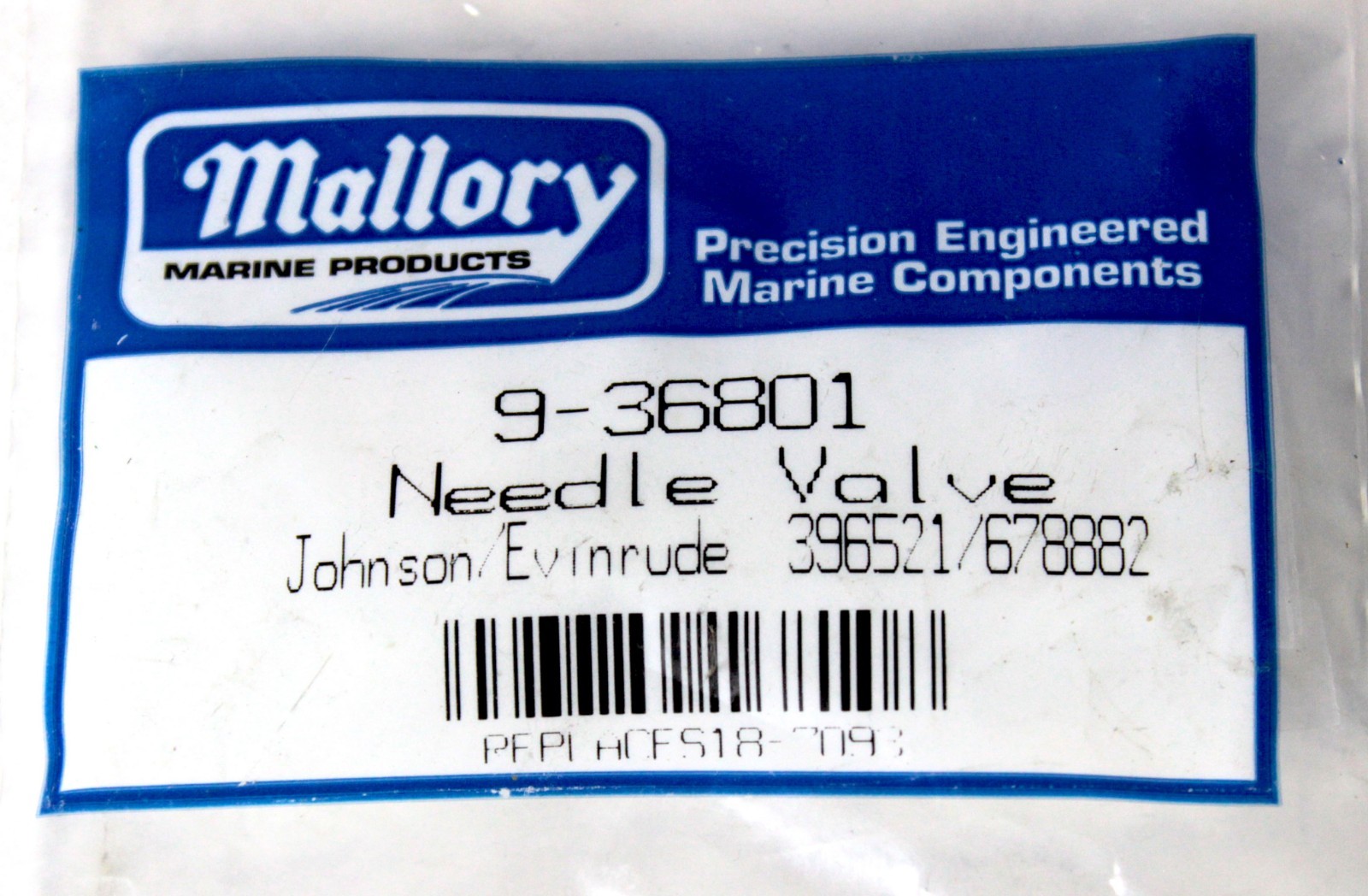 MALLORY 9-36801 NEEDLE VALVE JOHNSON EVINRUDE 396521, 678882 NOS | eBay