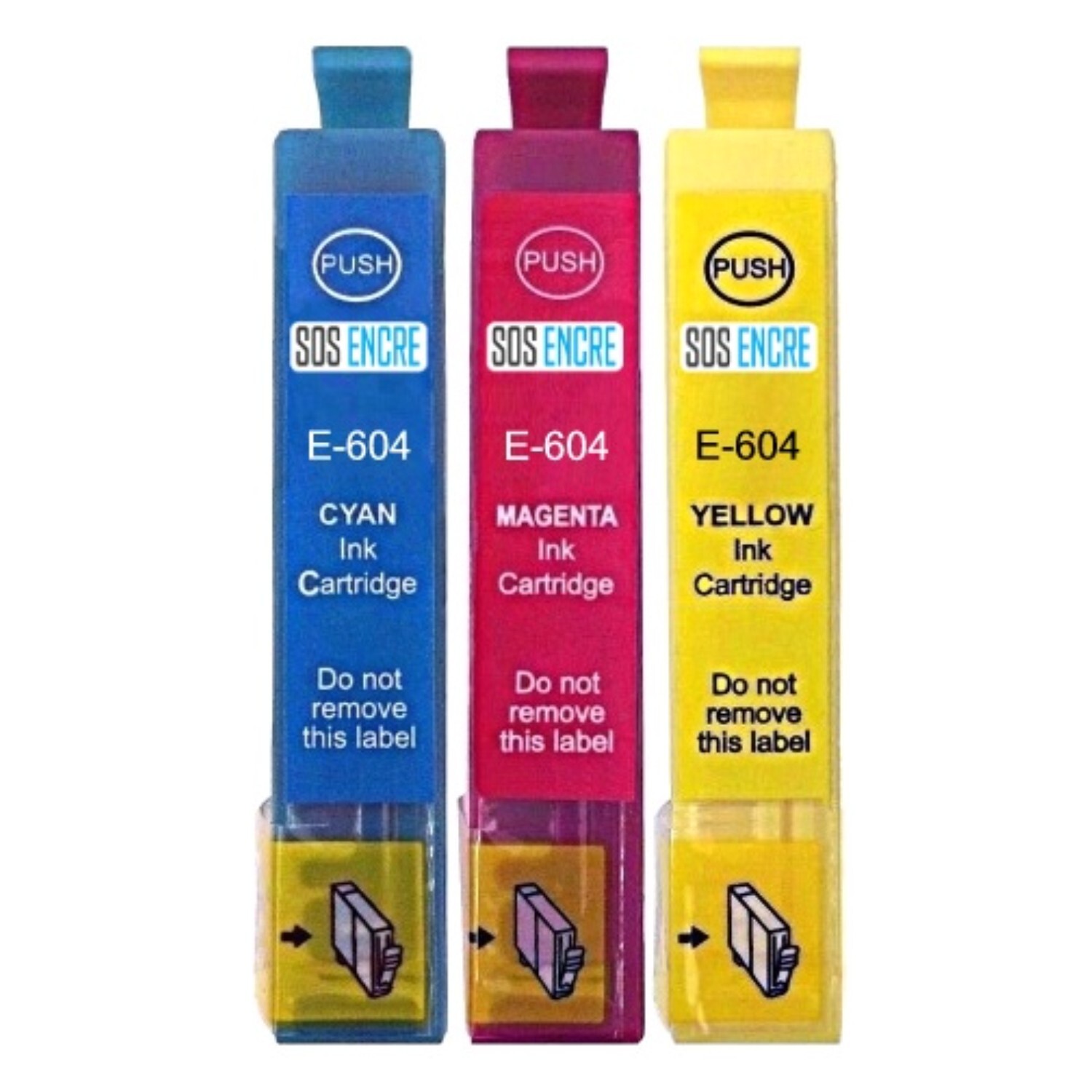 SOS ENCRE - Cartouches d'encre compatibles Série 604 XL ANANAS ( non ...