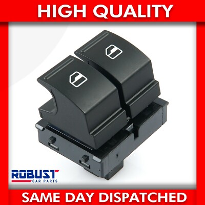ELECTRIC WINDOW CONTROL DOUBLE SWITCH FRONT RIGHT FOR SKODA FABIA 2 II ...