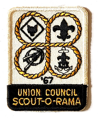 Union Council (NJ) 1967 Scout-O-Rama Cub Boy Explorer Sea Pocket Patch ...