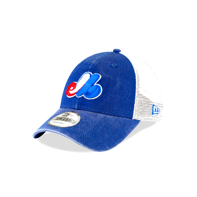 Montreal Expos New Era 1969 Cooperstown Trucker 9FORTY Adjustable Hat ...