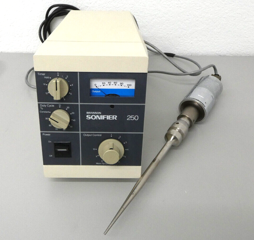 Branson Sonifier 250 Ultrasonic Cell Disruptor W/ Converter & Tip | eBay