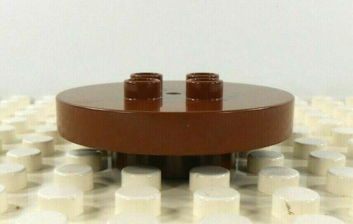 Lego Duplo Item Table round w/ short round base dk brown | eBay