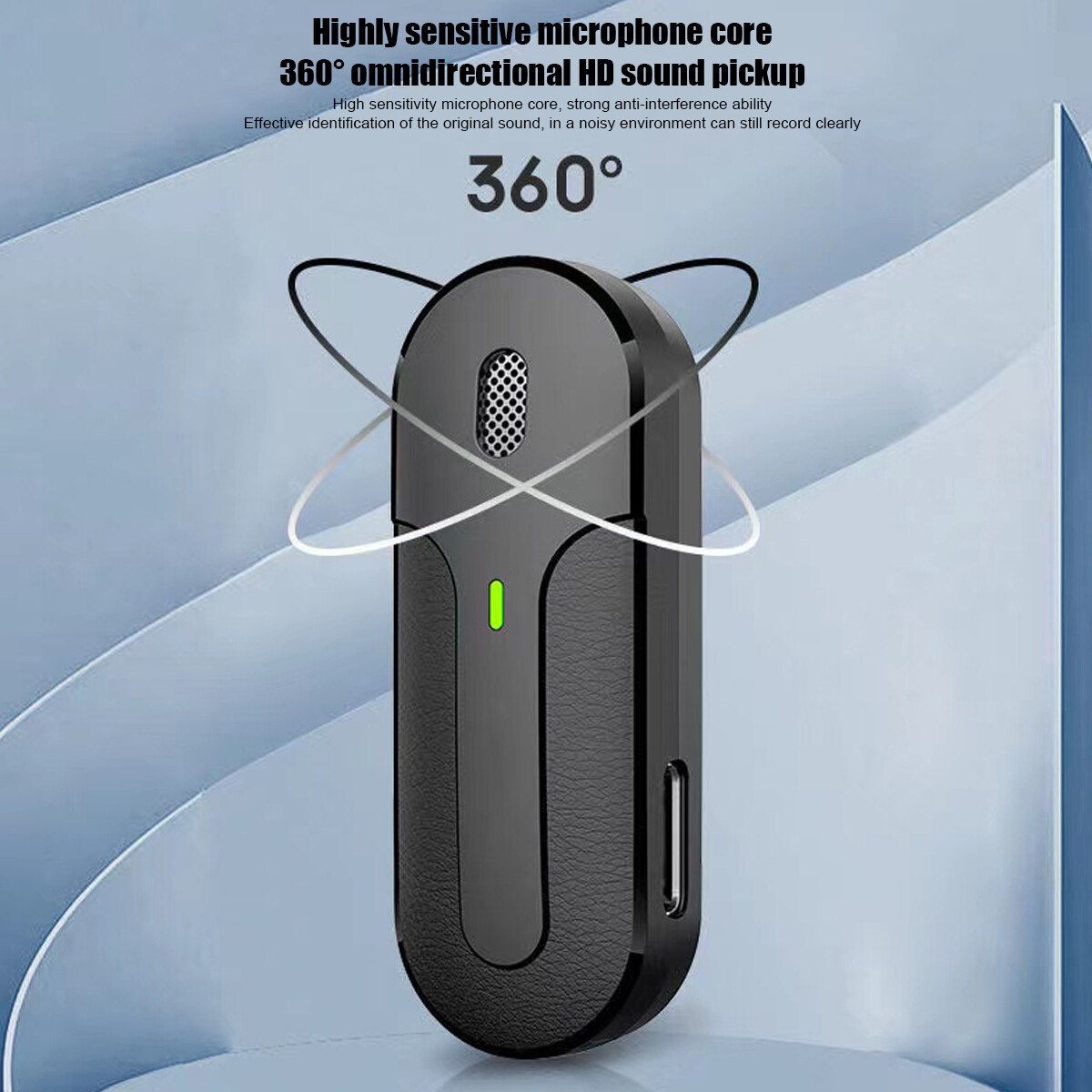 Mini Mic Lavalier Microphone Wireless Audio Video Recording For Android ...