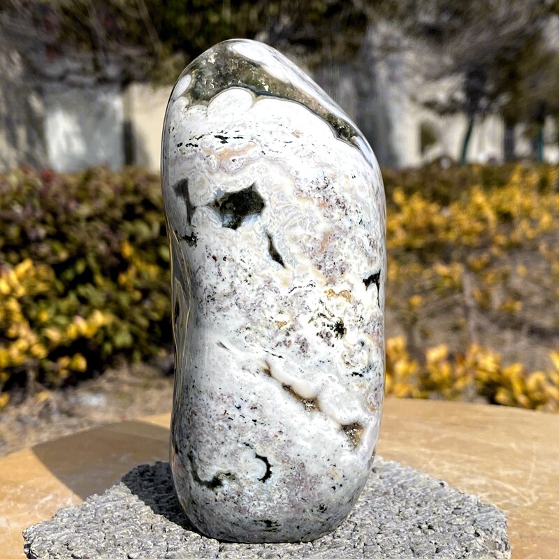 2.31LB Top natural Marine jasper quartz crystal free form mineral ...