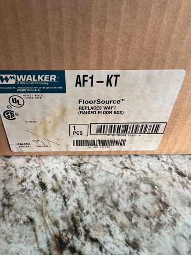 WALKER WIREMOLD AF1-KT INFLOOR SYSTEMS RAISED FLOORBOX - NEW IN BOX | eBay