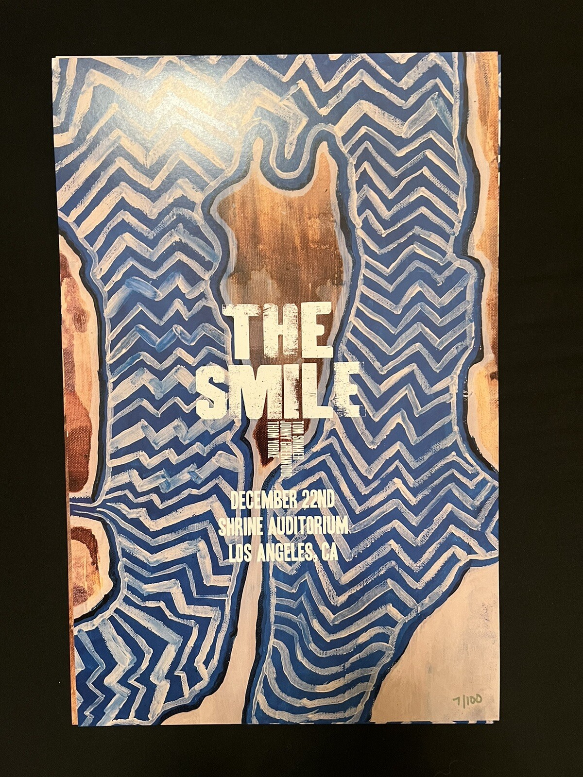The Smile Band Event Poster Los Angeles 12/22 Shrine Auditorium | eBay