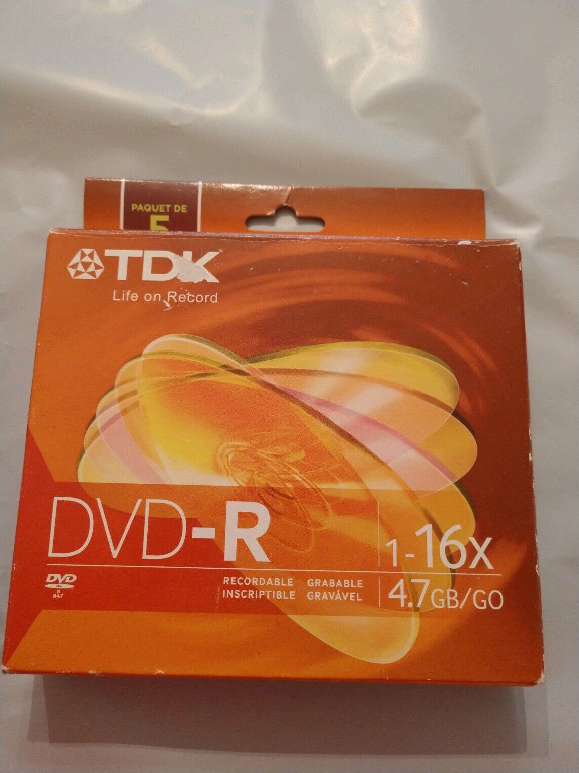NEW IN BOX TDK DVD-R 5 PACK | eBay