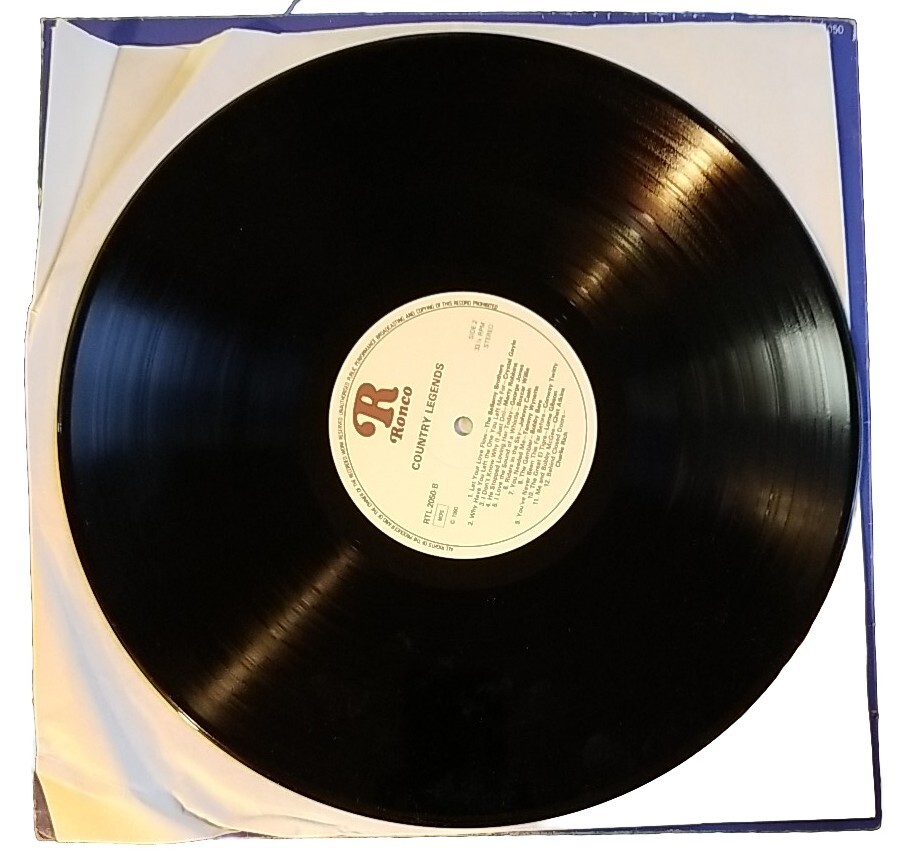 COUNTRY LEGENDS 24 Country Greats LP Vinyl Record RONCO Music CASH ...