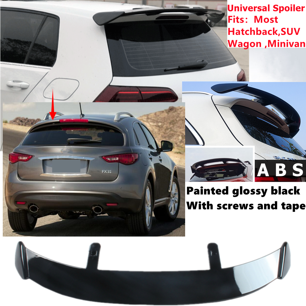 Universal Rear Roof Spoiler Wing Black Fit For INFINITI FX50 FX35 FX45 ...