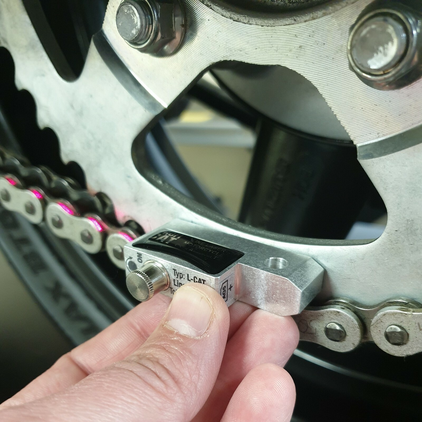 PROFI Line Laser Motorcycle Chain Alignment Tool PROCAT - LE | eBay UK