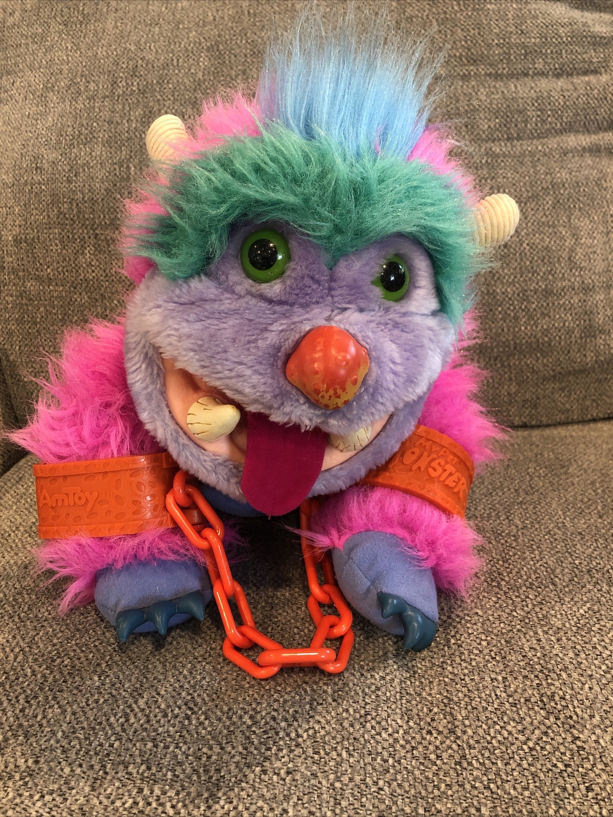 Classic 1986 My Pet Monster, Wogster, Hand Puppet Stuffed Animal With ...