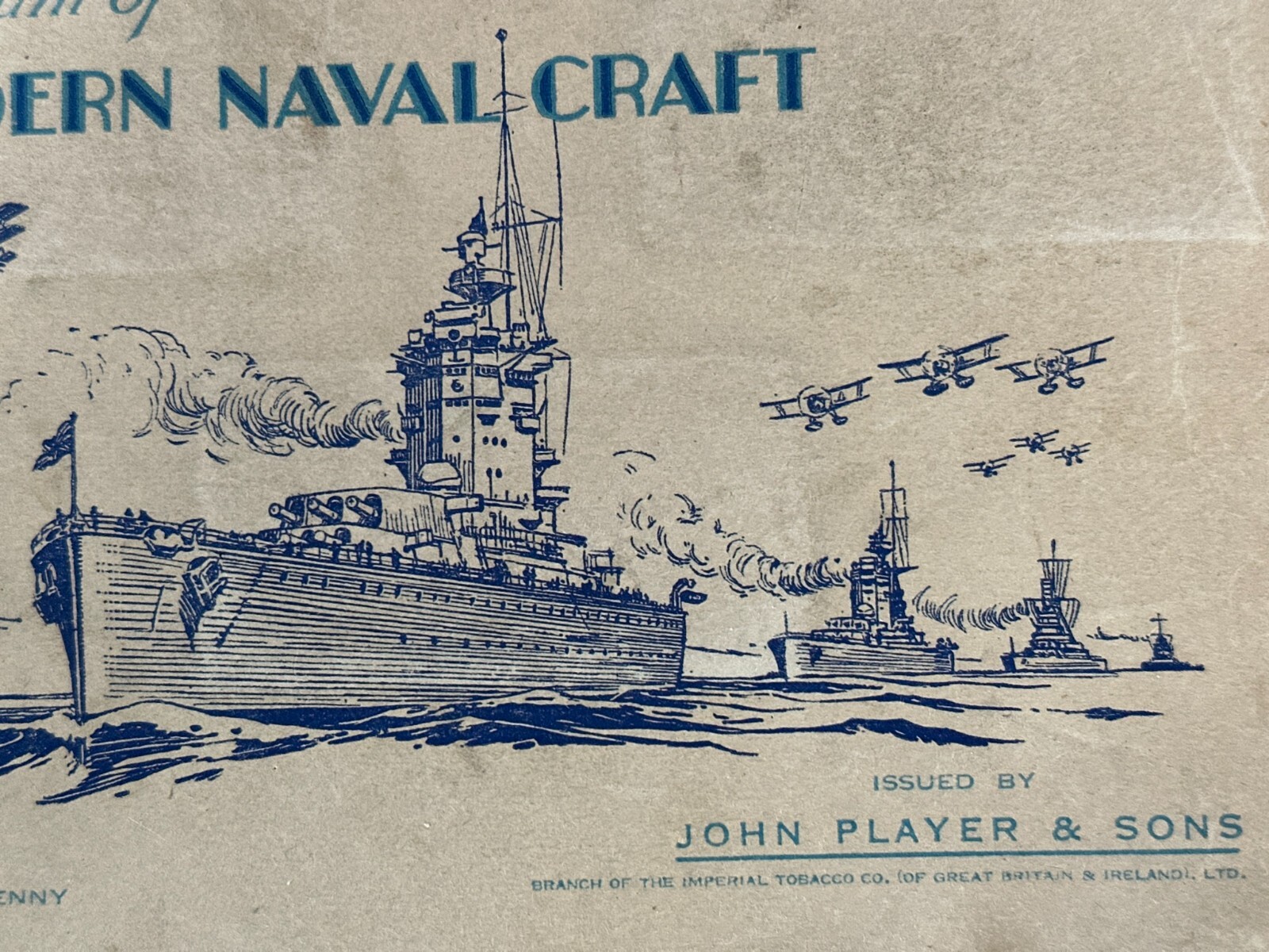 John Player Cigarette Card Album Modern Naval Craft WW2 Battleships 50 ...
