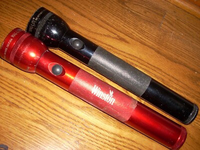 Vintage Lot of 2 Maglite Flashlights Both 3 D Cell Made in USA. | eBay