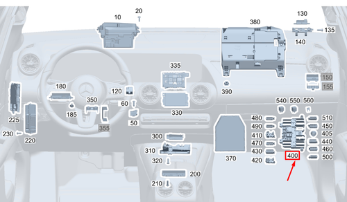 Mercedes-Benz A Class Fuse Box Relay 2019-2024 W177 A1779061002 for ...