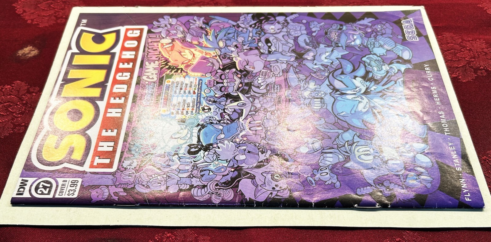 SONIC The HEDGEHOG Comic Book IDW #27 B Cover March 2020 Bagged ...