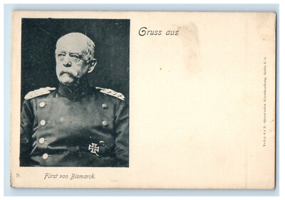 c1905 Furst Von Bismarck, Gruss Aus, Germany Unposted Antique Postcard ...