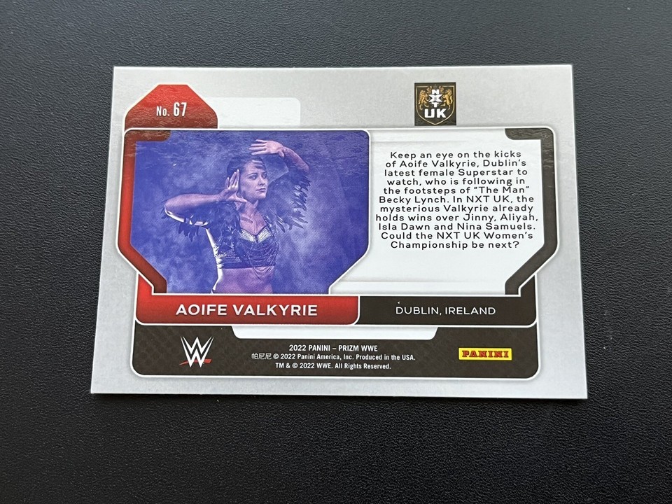 2022 Prizm WWE Aoife Valkyrie “Lyra Valkyria” RC - NXT Women’s Chanpion ...