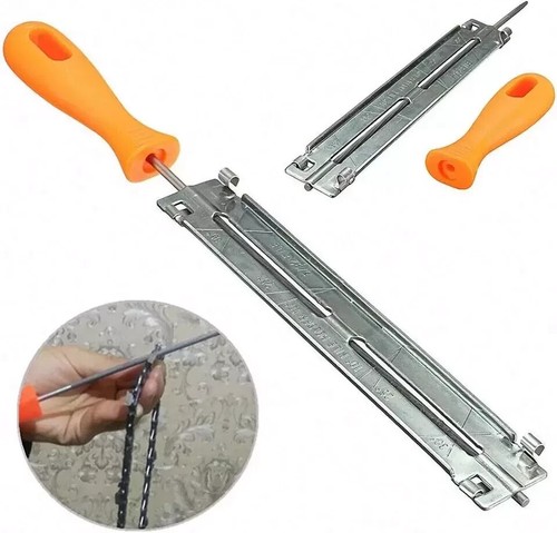 4mm Chainsaw Chain Sharpening Kit File Guide Tool Set 5/32'' UK Seller ...