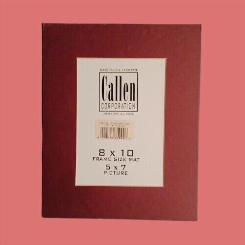 Picture Framing Mat - 8x10 - 7 Cardboard Mats - 14 Paper Mats - Used | eBay