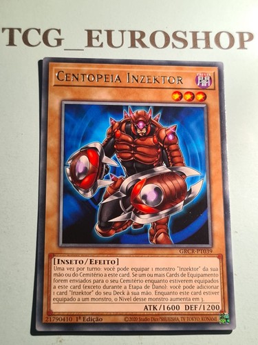 Inzektor Centipede ︎YUGIOH ︎GRCR ︎RARE ︎PORTUGUESE ︎NM #2915 | eBay