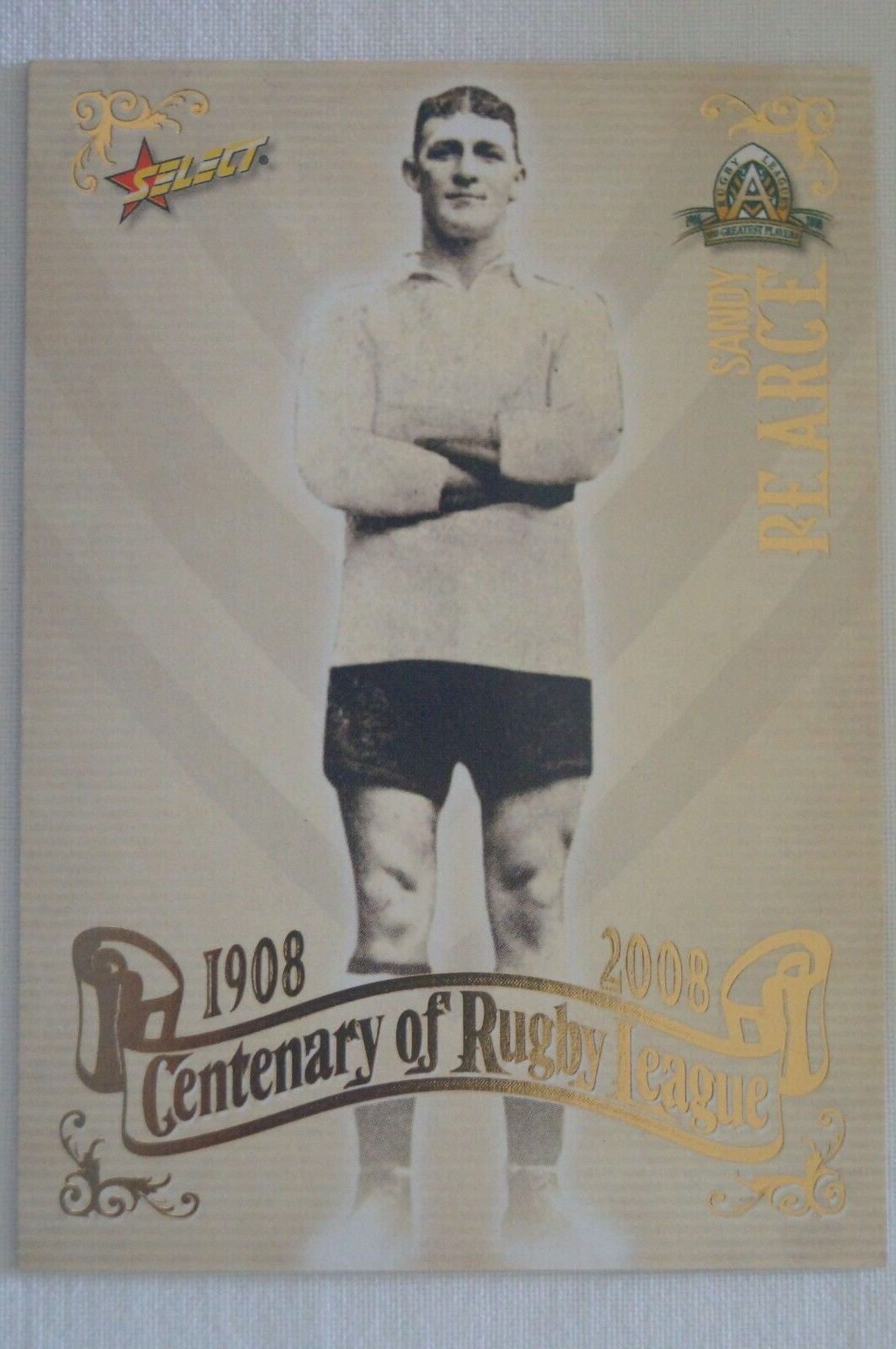 NRL Rugby League 1908-2008 A Centenary of Rugby League Card Sid "Sandy ...