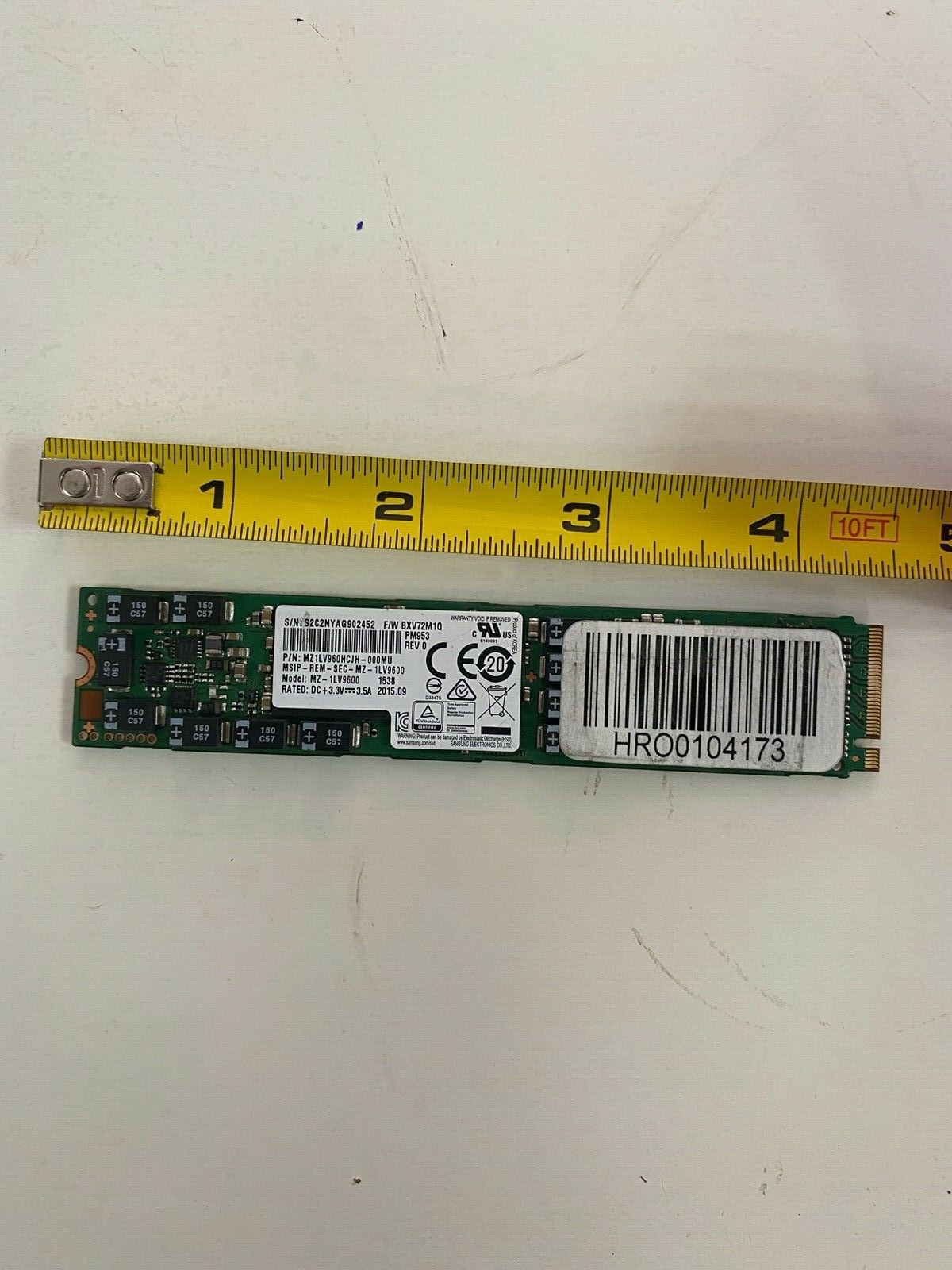 SAMSUNG PM953 960GB M.2 PCIe SSD NVMe mixed | eBay