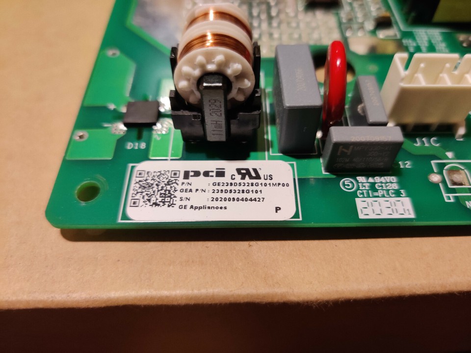 WR55X30806 Genuine Refrigerator Control Board Used&Tested (J1 not ...