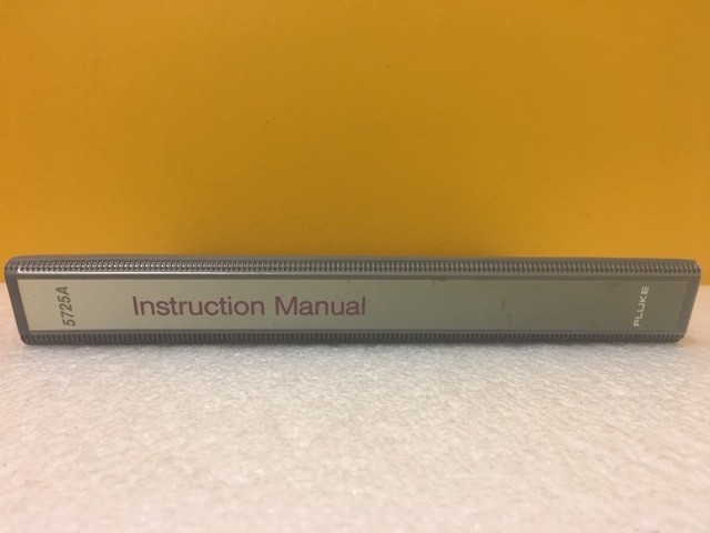 Fluke 823435 5725A Amplifier Instruction Manual | eBay