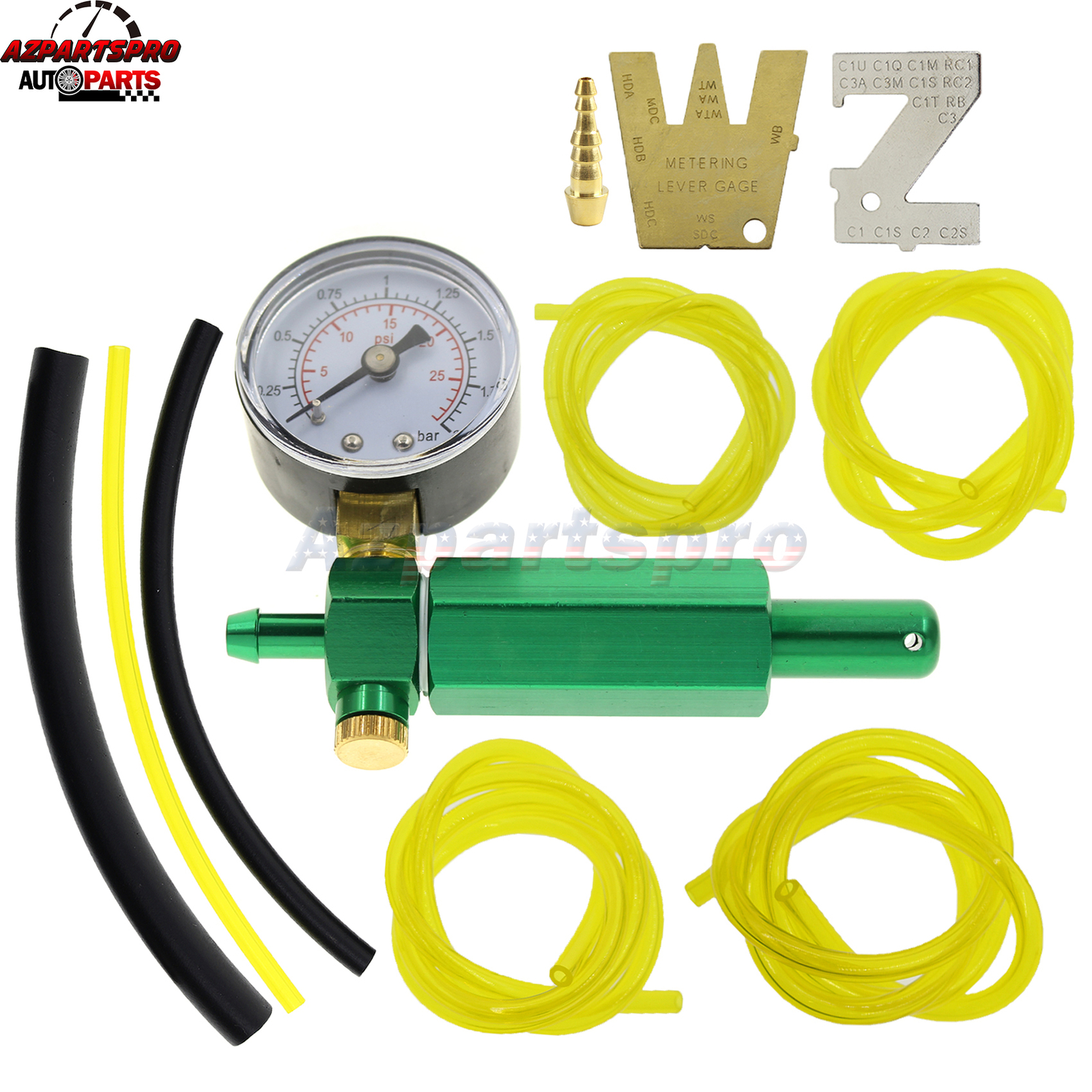 Carb Carburetor Leak Detector Pressure Test Gauge Kit For Walbro 57-21 ...