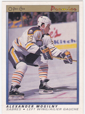 Alexander Mogilny 1990-91 OPC Premier Rookie #75 Buffalo Sabres RC | eBay