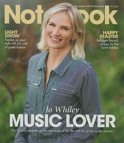 UK Sunday Mirror Notebook Magazine: Jo Whiley, Russell Grant, Fashion ...