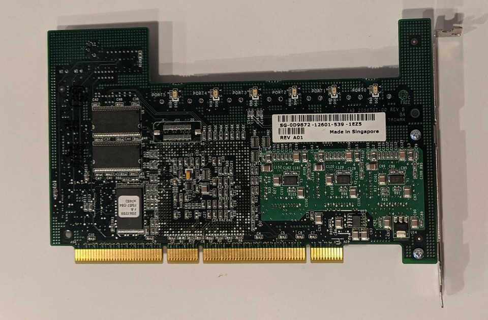 Dell 0D9872 Adaptec AAR-2610SA / 64MB 6 port SATA RAID Controller Card | eBay